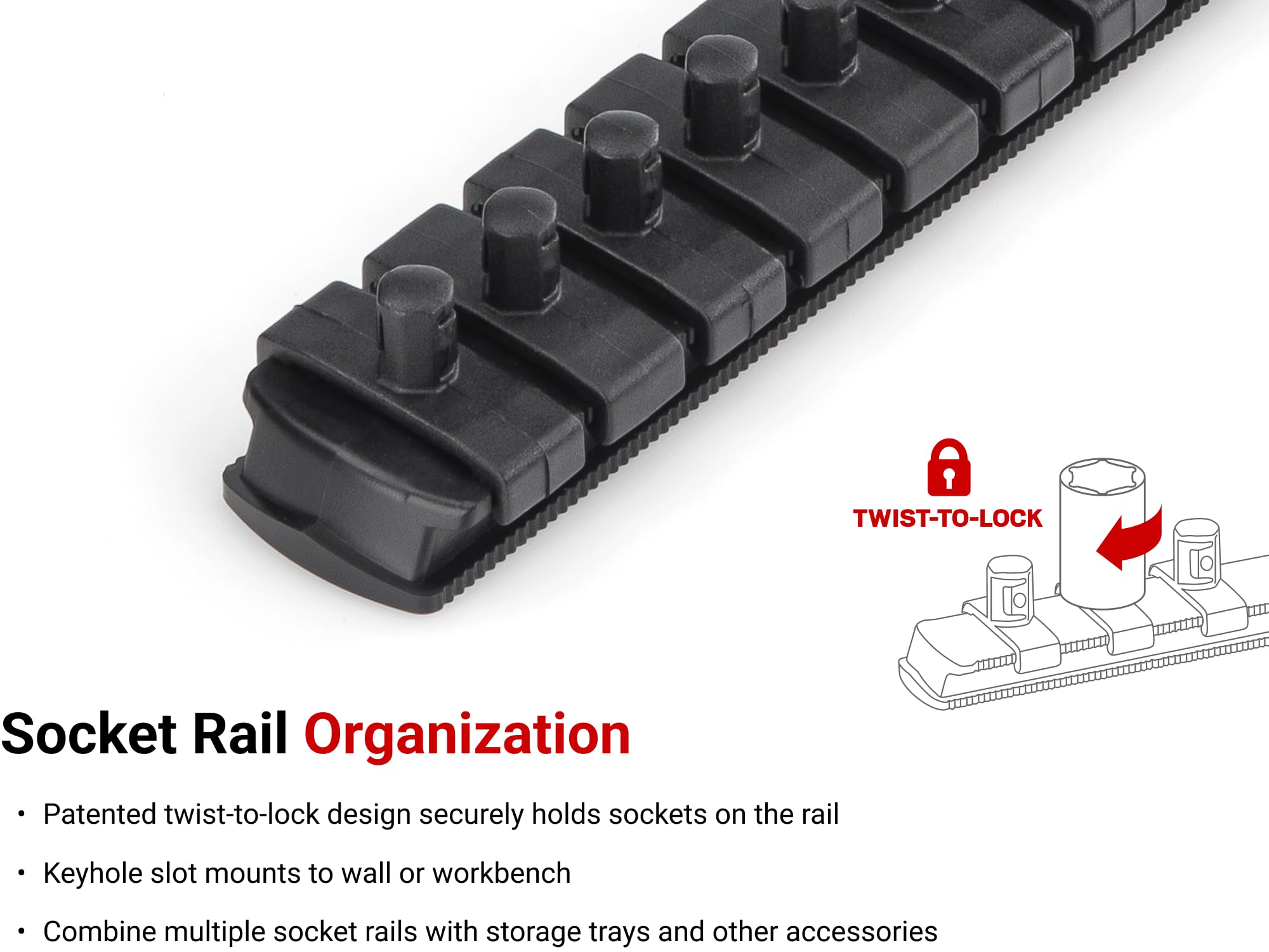 TEKTON 1/4 Inch Drive 12-Point Socket Set, 11-Piece (5/32-9/16 in.) | SHD90103