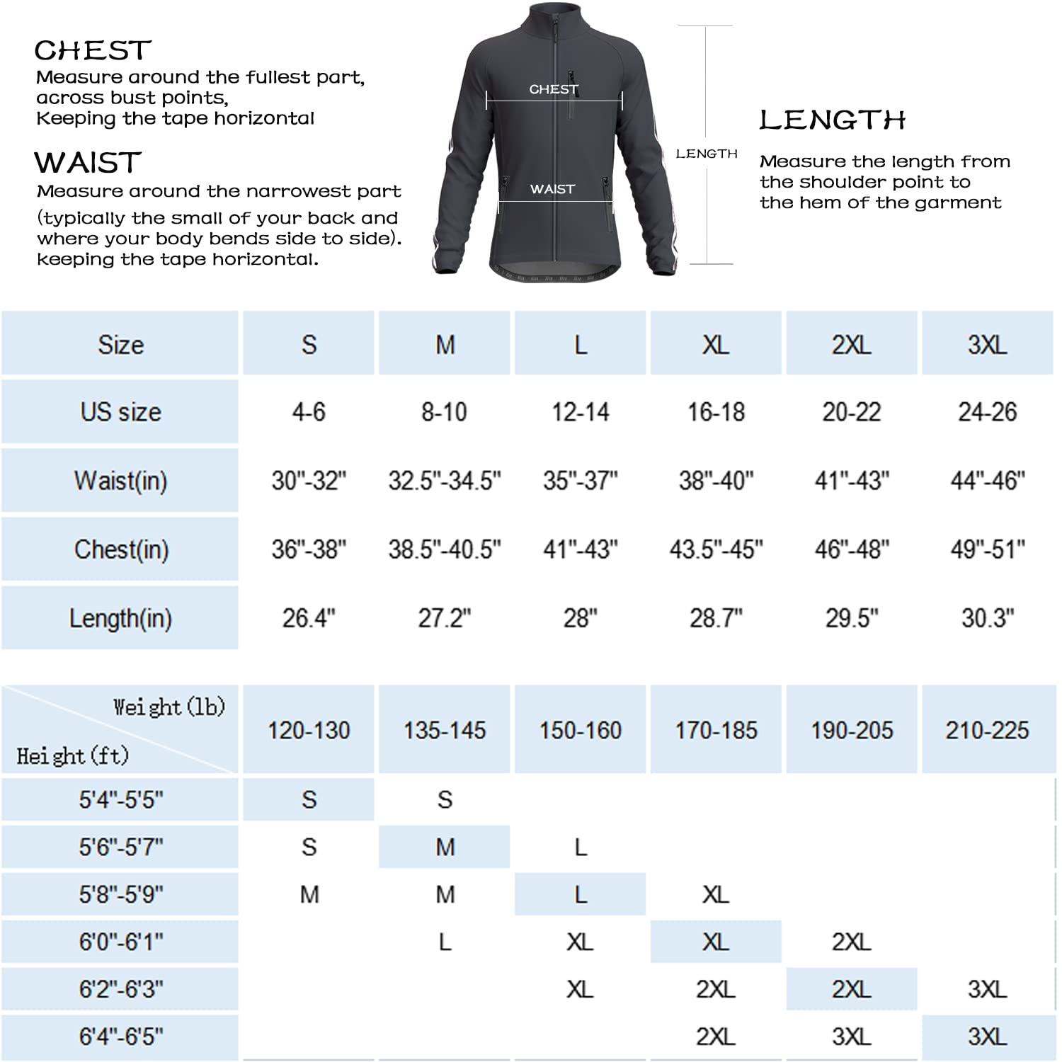 Wulibike Cycling Jackets for Men, Reflective Running Jacket Men Winter Cycling Clothing