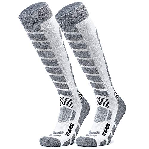 UGUPGRADE Merino Wool Ski Socks, Lightweight Snowboard Socks for Skiing, Snowboarding, Men Women
