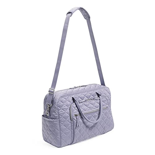 Vera Bradley Women's Performance Twill Weekender Travel Bag, Lavender Sky, One Size