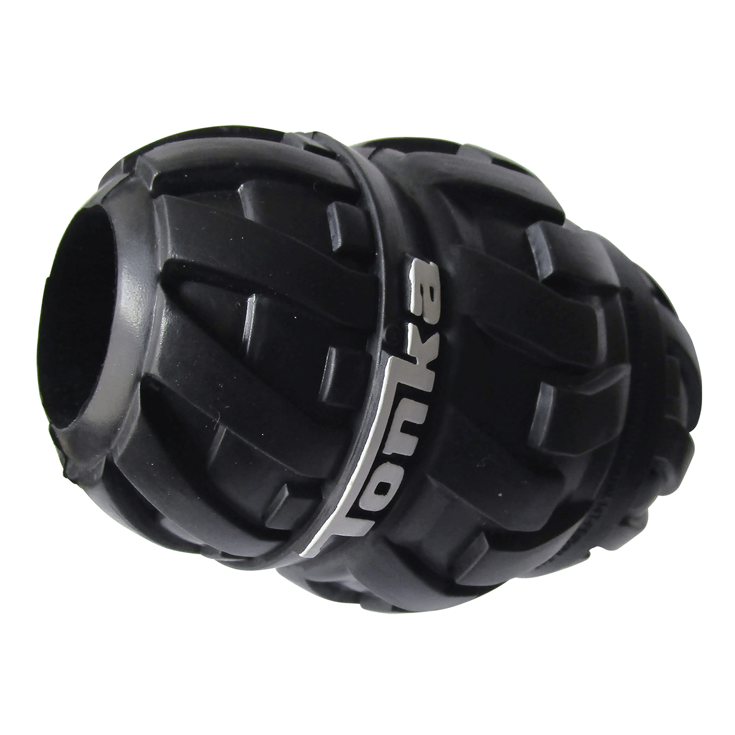 Tonka Tri-Stack Treat Feeder Dog Toy, Lightweight, Durable and Water Resistant, 3.5 Inches, for Medium/Large Breeds, Single Unit, Black