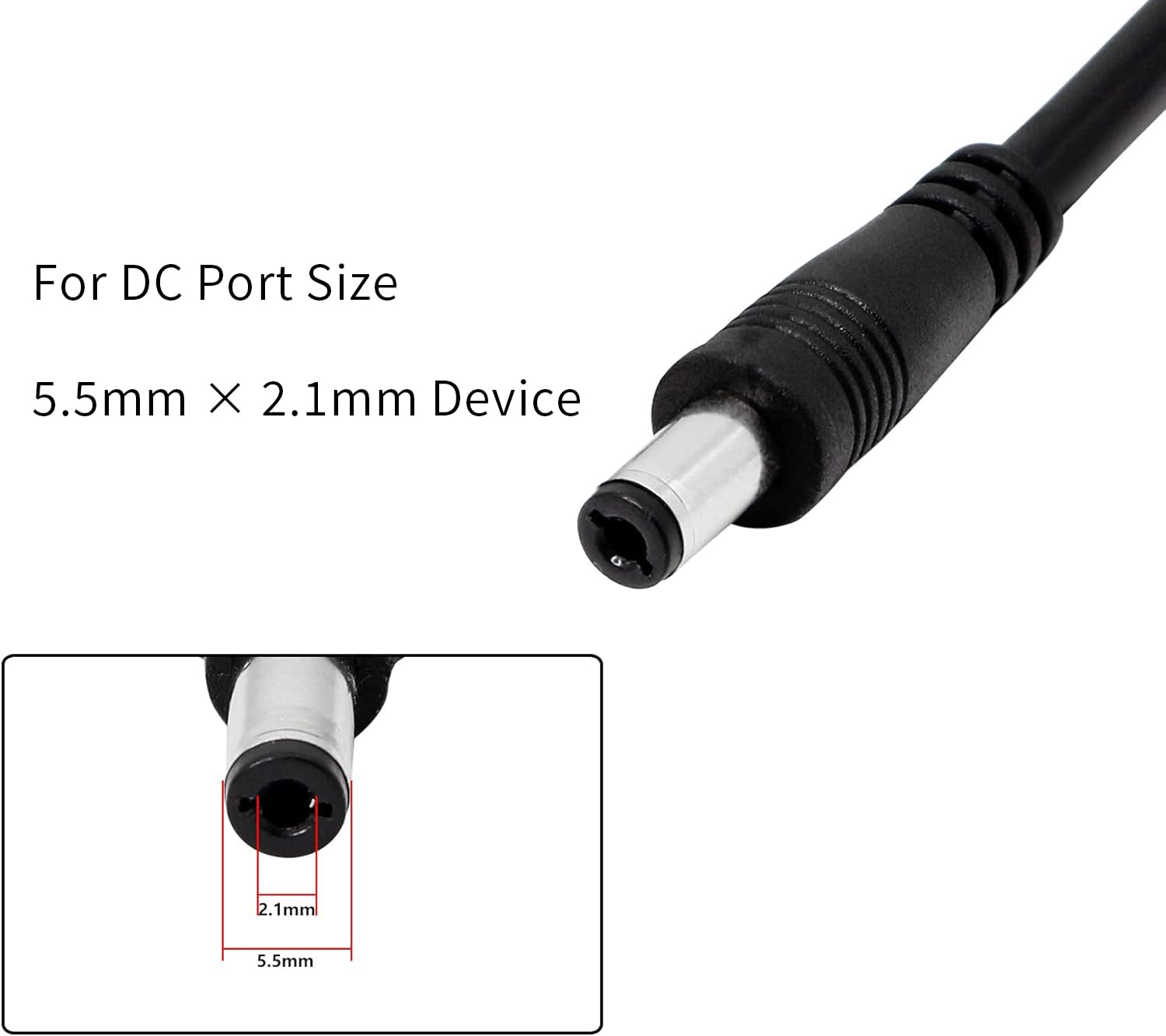 Vrllinking Step Up Converter Cable, DC 5V to 12V USB Voltage Step Up Converter Power Cable for Router/Smart Camera/Desk Lamp/Speakers/Blue Tooth Headset/DVD Player/TV Monitor/Old Phone (Black 5.25Ft)