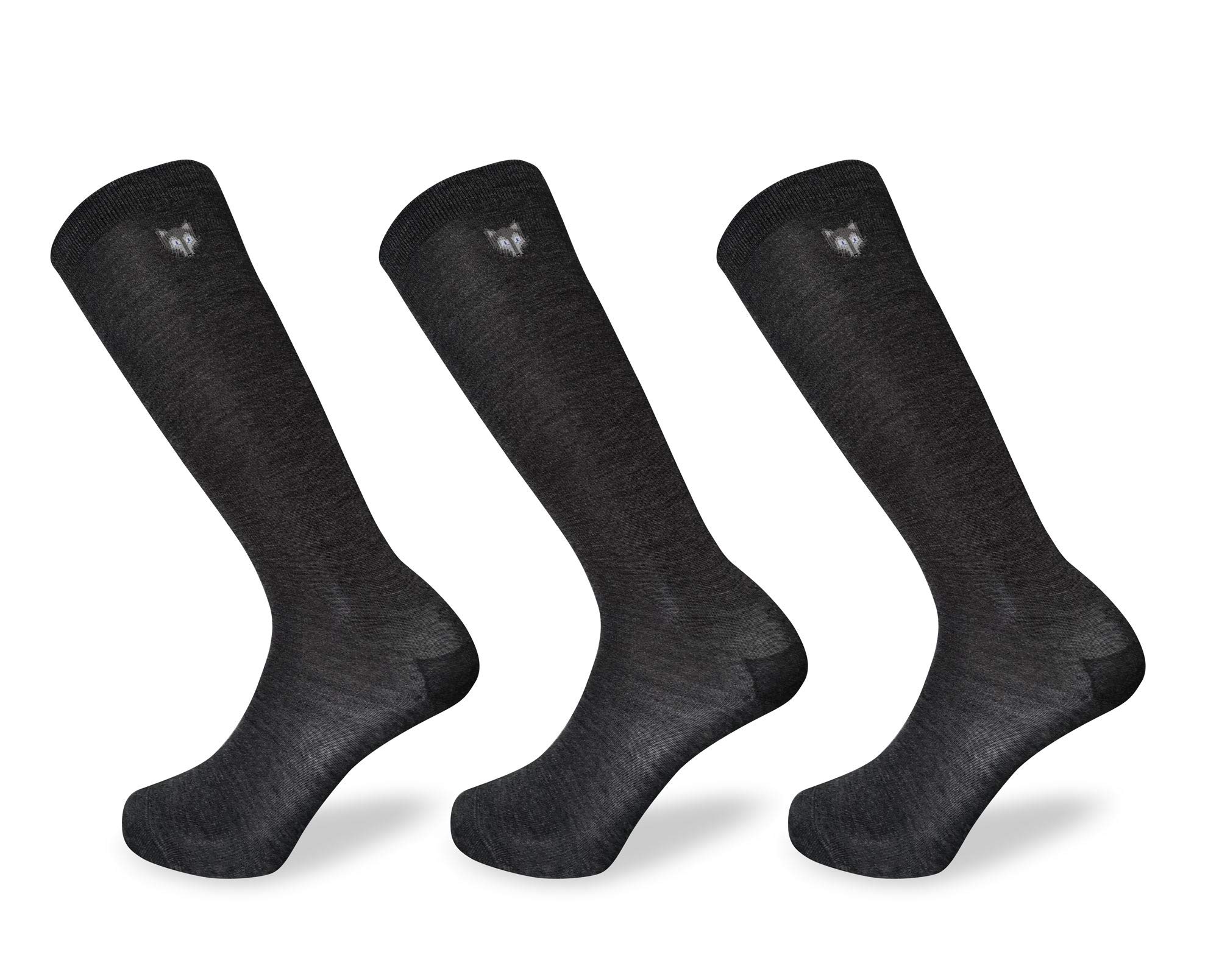 TEAM MAGNUS Tundra wolf 80% wool ski socks 3-pack - thin & warm thermal socks…