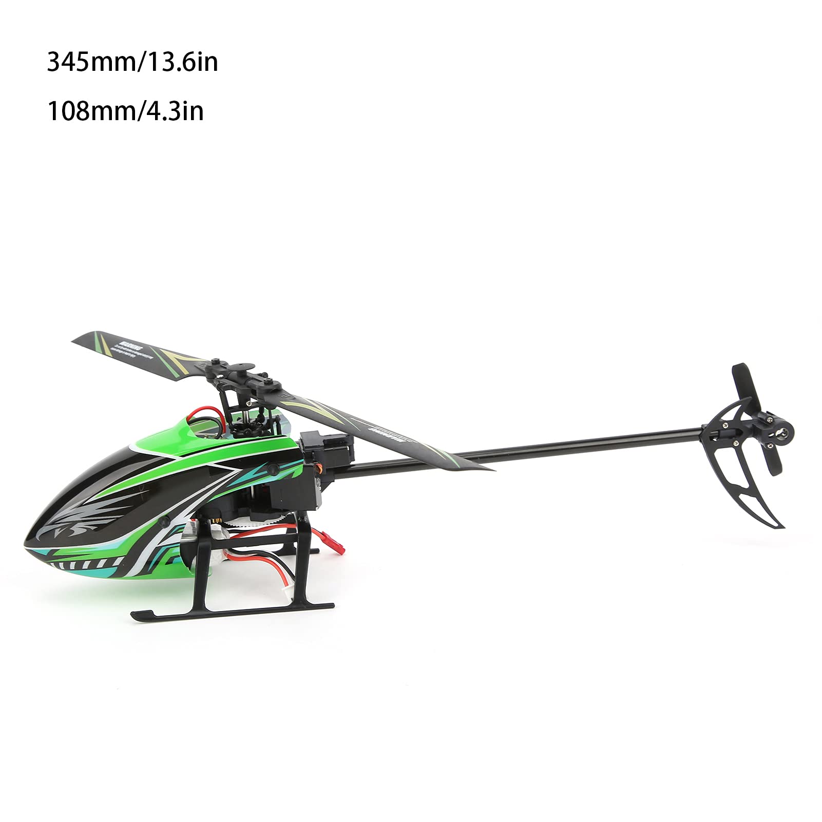 SPYMINNPOO F03 RC Helicopter, 2.4G 4CH 6?Aixs Gyro Flybarless One Key Take Off Height Hold Helicopter Outboardmotor Model Aircraft