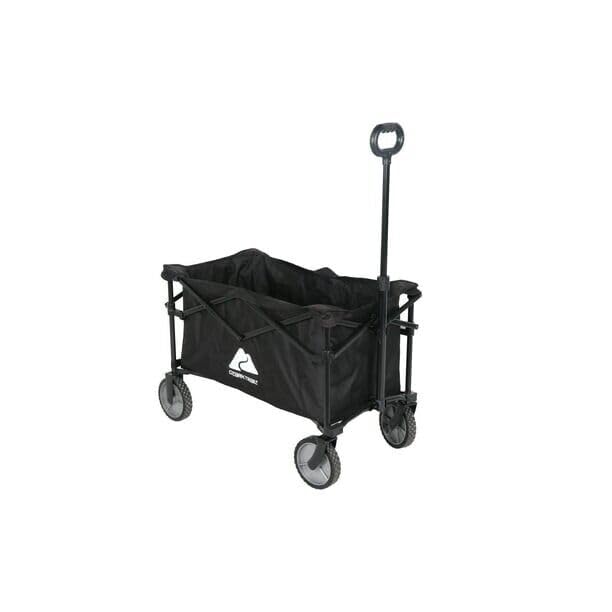 Wagon Folding Cart Collapsible Garden Beach Utility Outdoor Camping Sports Black