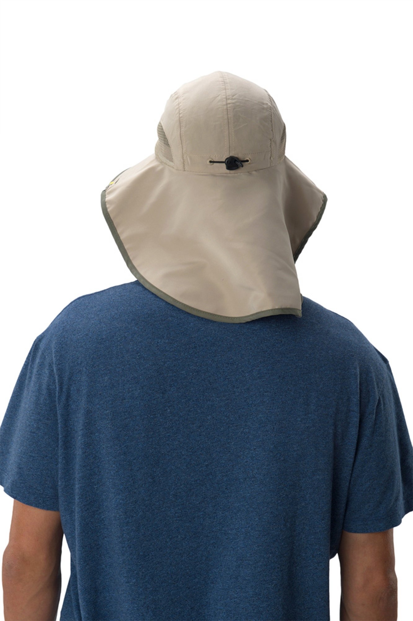 Sun Protection Zone Unisex Floppy Sun Hat (Khaki with Olive Trim)