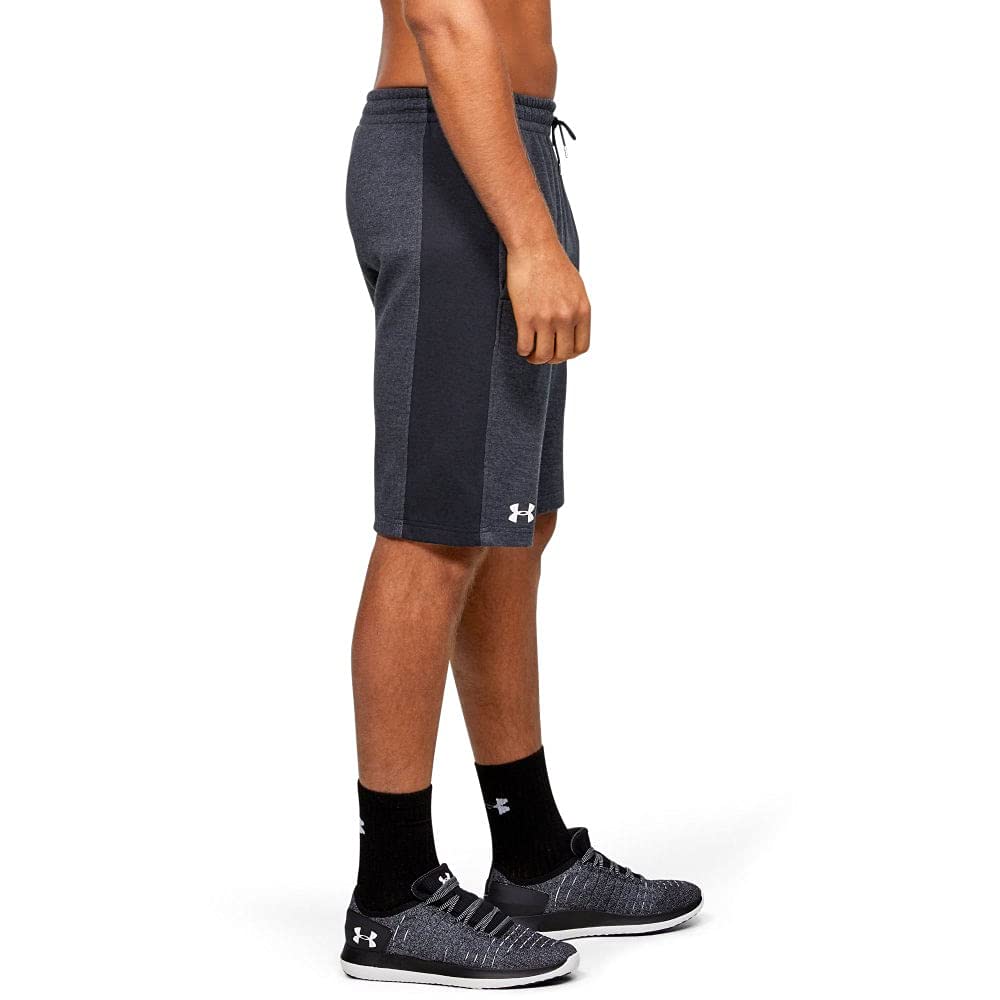 Under Armour 2x Knit Short, Black (001)/Onyx White, Large