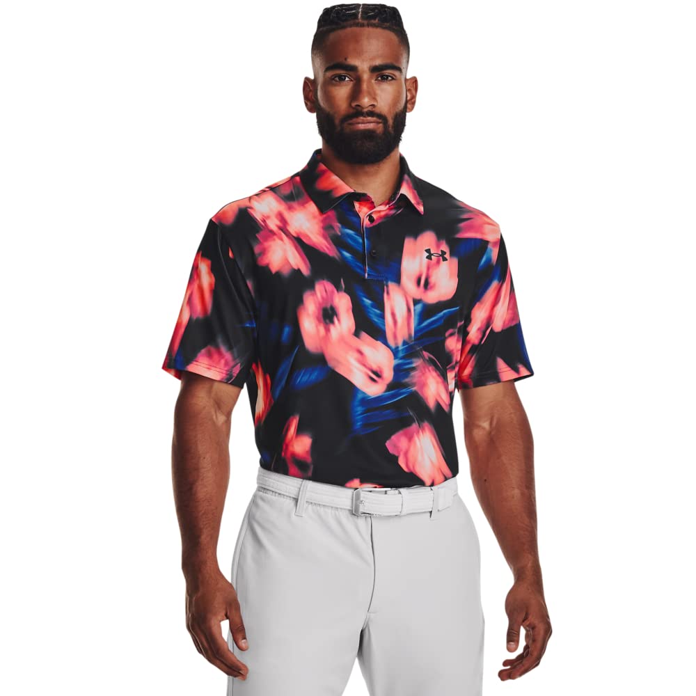 Under Armour Men's Playoff 2.0 Golf Polo , Academy Blue (436)/Summer Lime , X-Large