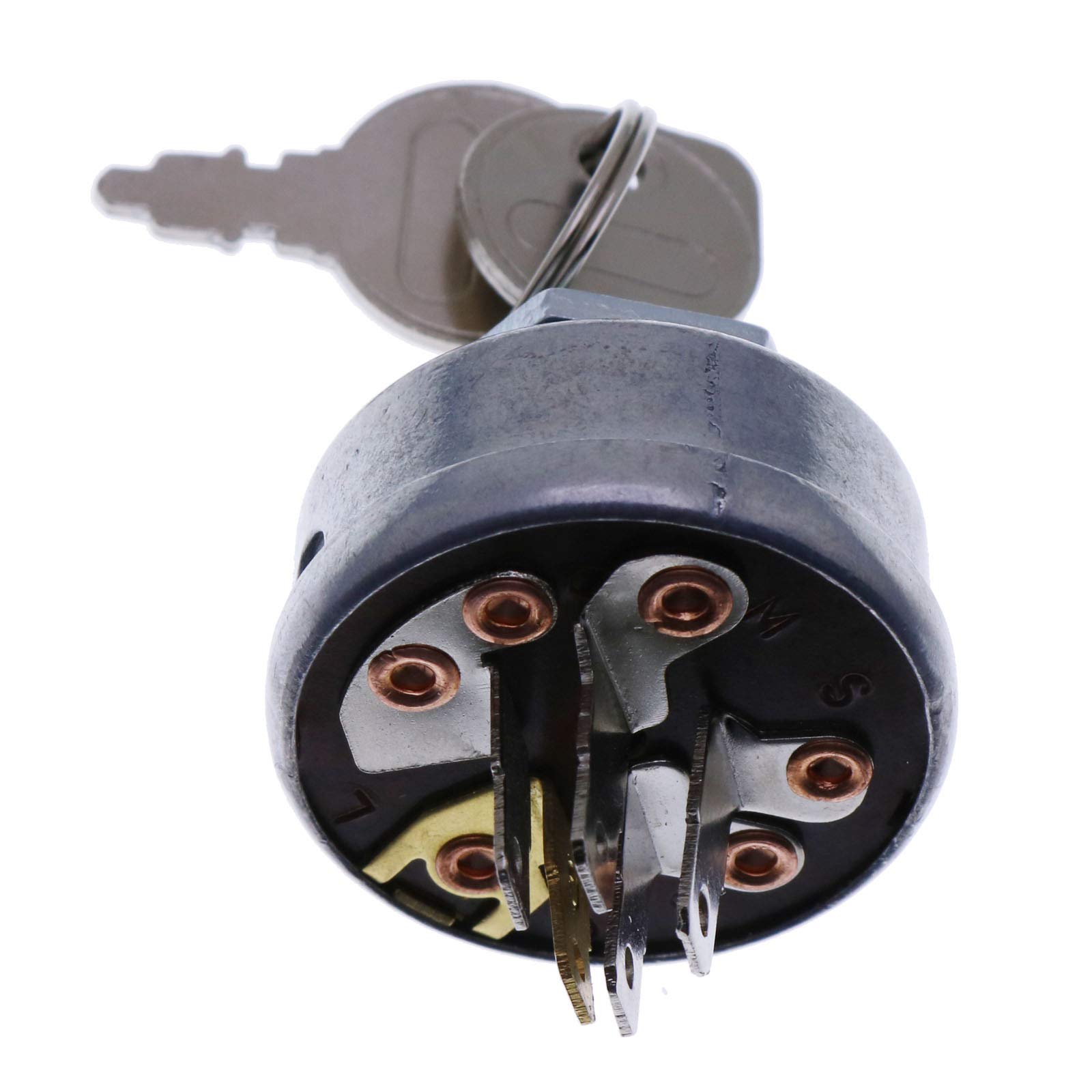 ZTUOAUMA Ignition Starter Switch with Keys Replacement for 178280 178280SM 35100 772 003 23-0660 700172 741308 21064 365402 STD365402 3621R 4406R 725-0267 725-0267A 925-0267
