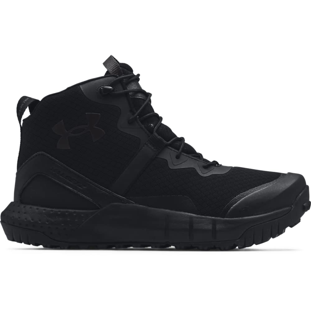 Under Armour mens Micro G Valsetz Mid Military and Tactical Boot, Black (001 Black, 11 US
