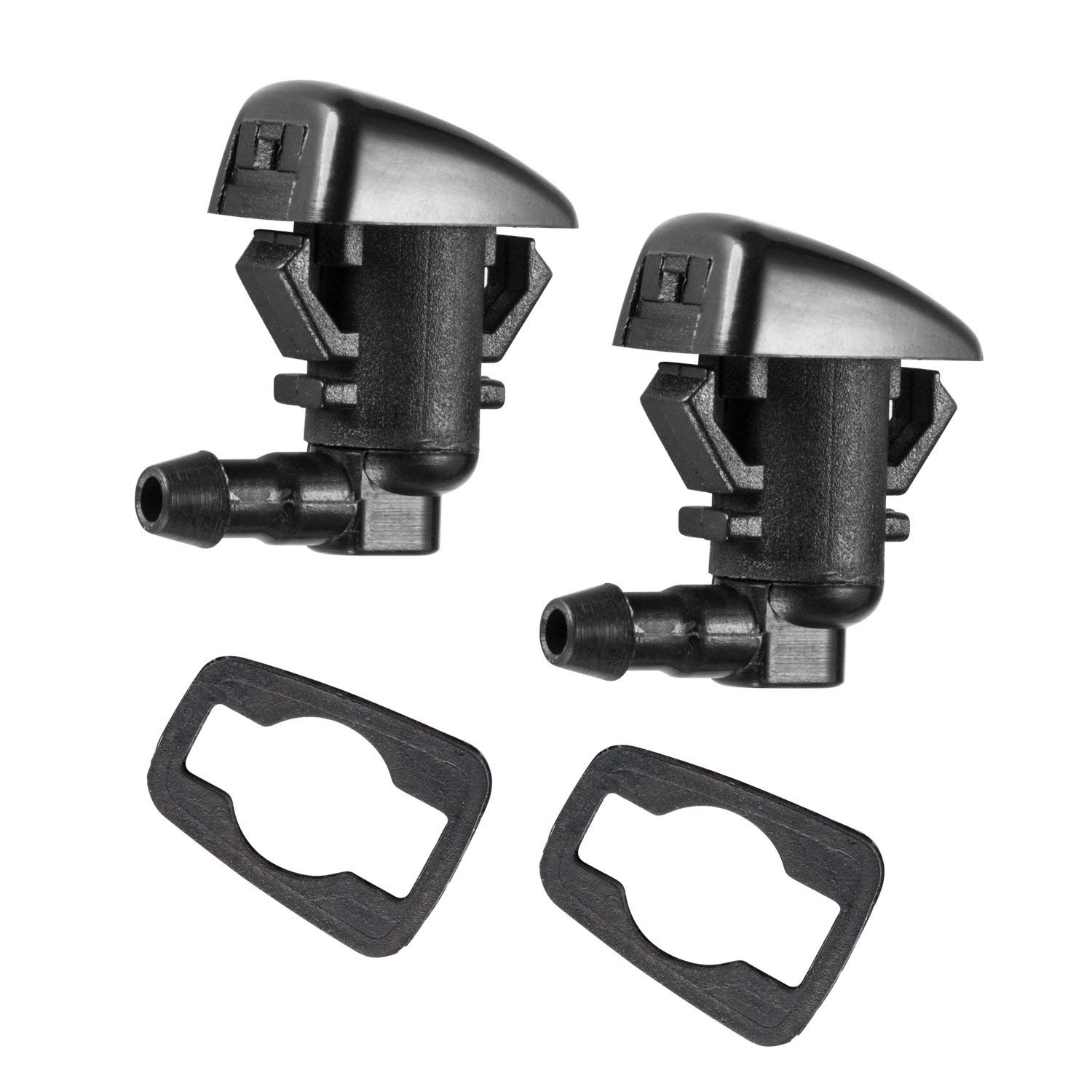 Windshield Washer Nozzles for 2007-2011 Ford Edge, 2007-2010 Lincoln MKX Base Sport Premium Sport Replaces OEM # 7T4Z-17603-A 8S4Z-17603-AA, Spray Jet Kit（Pack of 2）