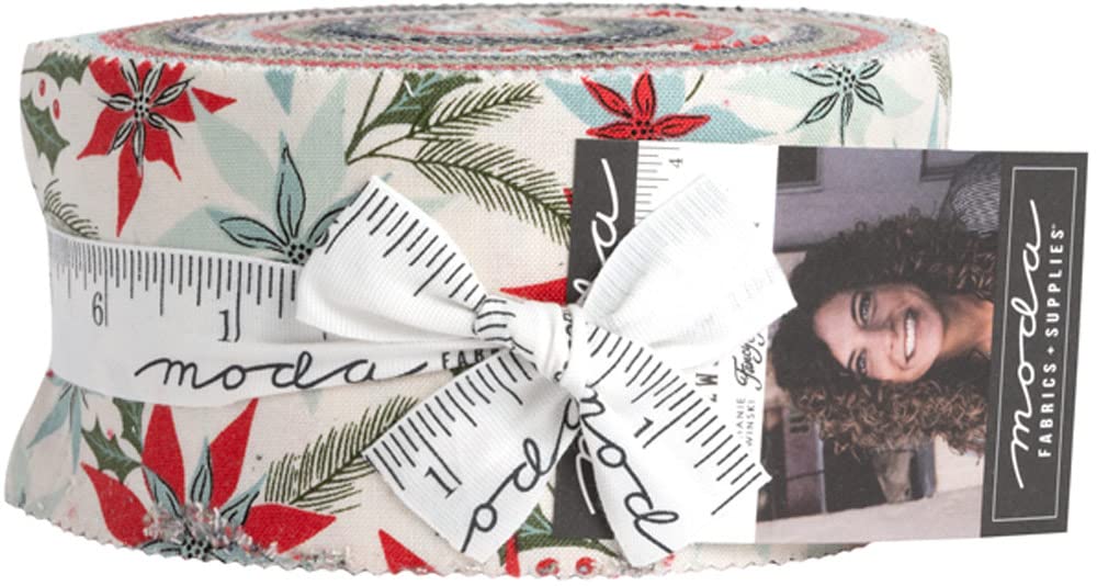Stephanie Sliwinski Good News Great Joy Jelly Roll 40 2.5-inch Strips Moda Fabrics 45560JR