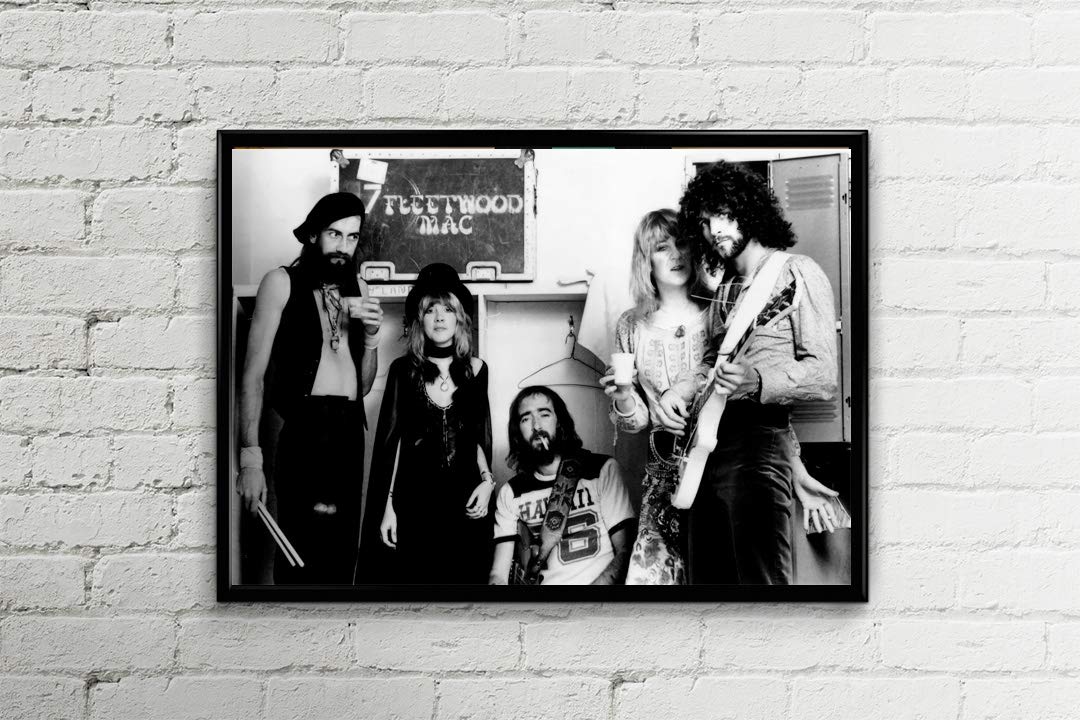 Wall Decor Fleetwood Mac Poster (13 x 19 Inches) | Ready to Frame for Office, Living Room, Dorm, Kids Room, Bedroom, Studio