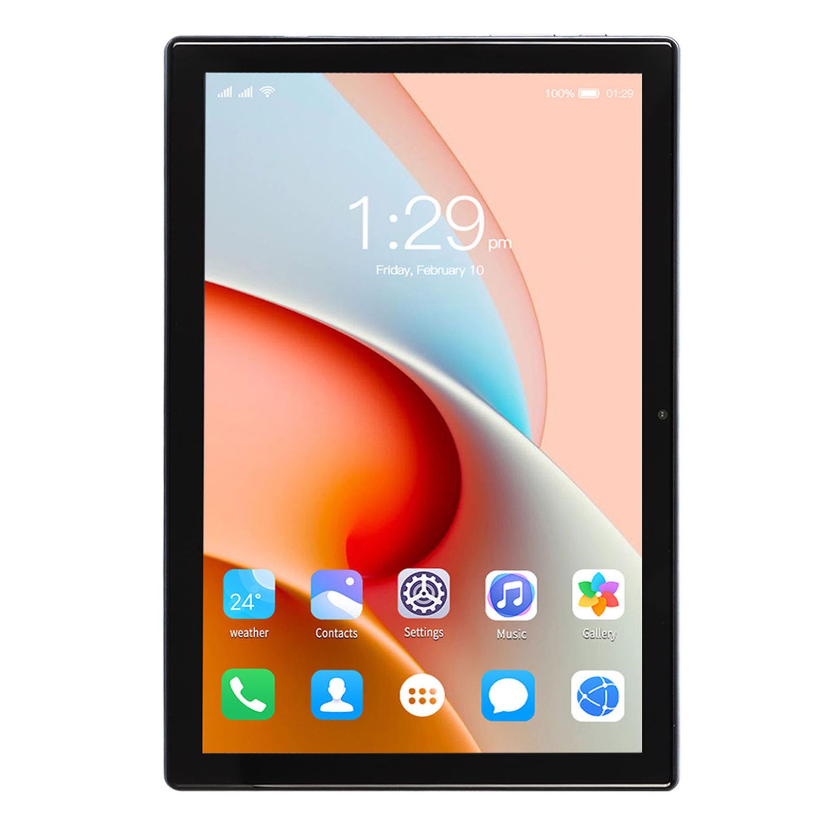 Zyyini Tablet PC, 5G WiFi 4G LTE 8GB RAM 256GB ROM 10.1 Inch FHD HD Tablet for Travel (US Plug)