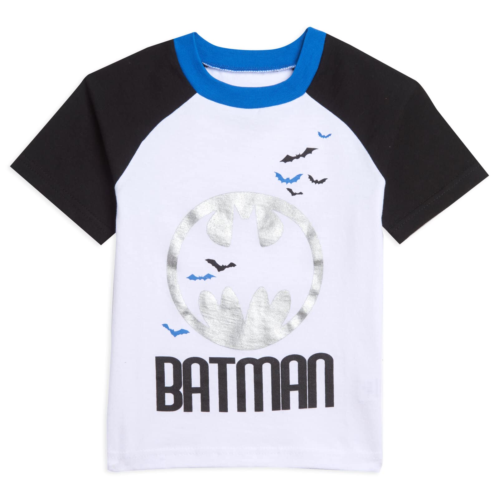 Warner Bros. Batman Little Boys T-Shirt and French Terry Shorts Set 6