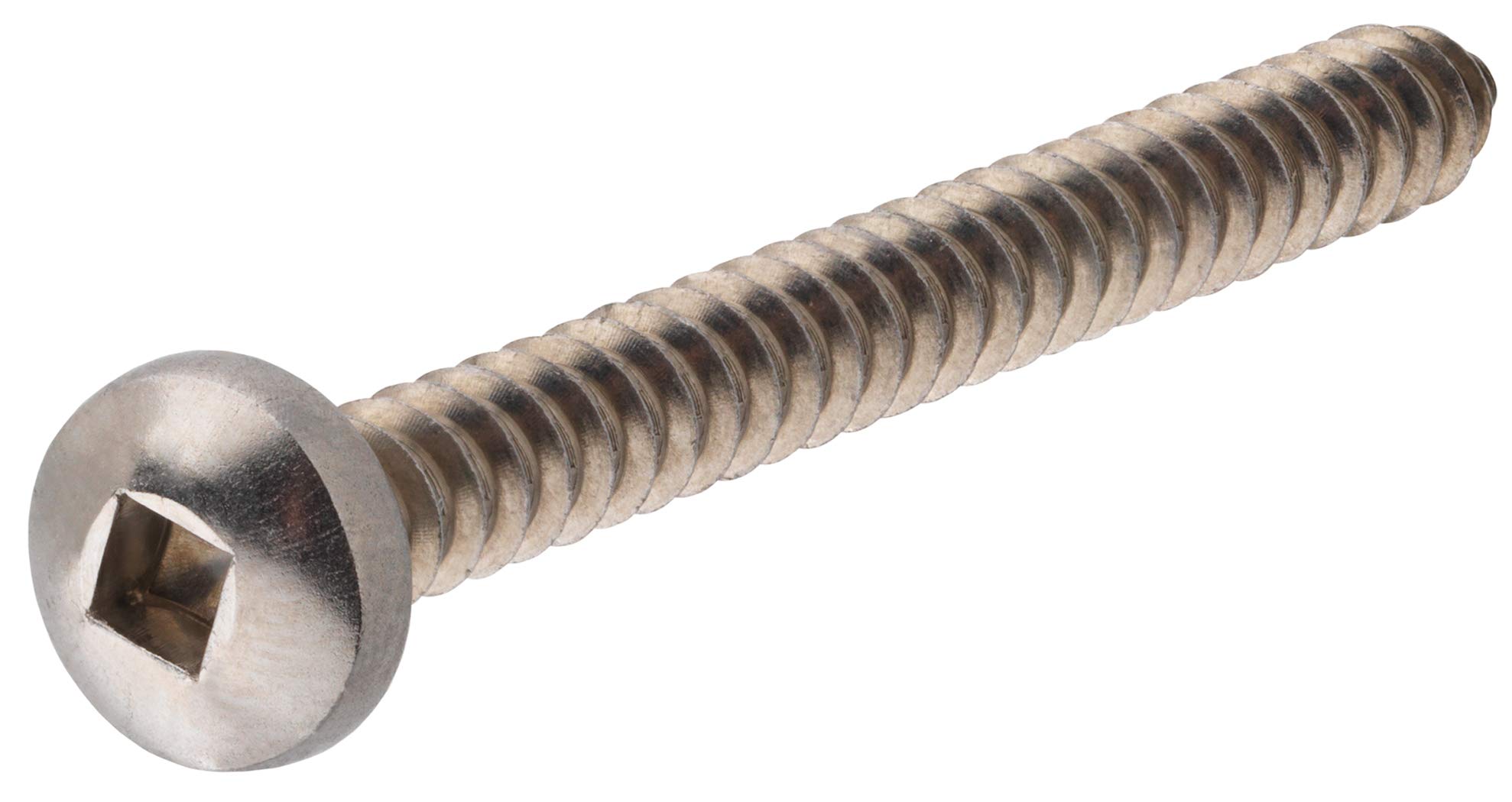 The Hillman Group 70909 8 X 1-1/2-Inch Stainless Steel Pan Head Square Drive Sheet Metal Screw, 100-Pack