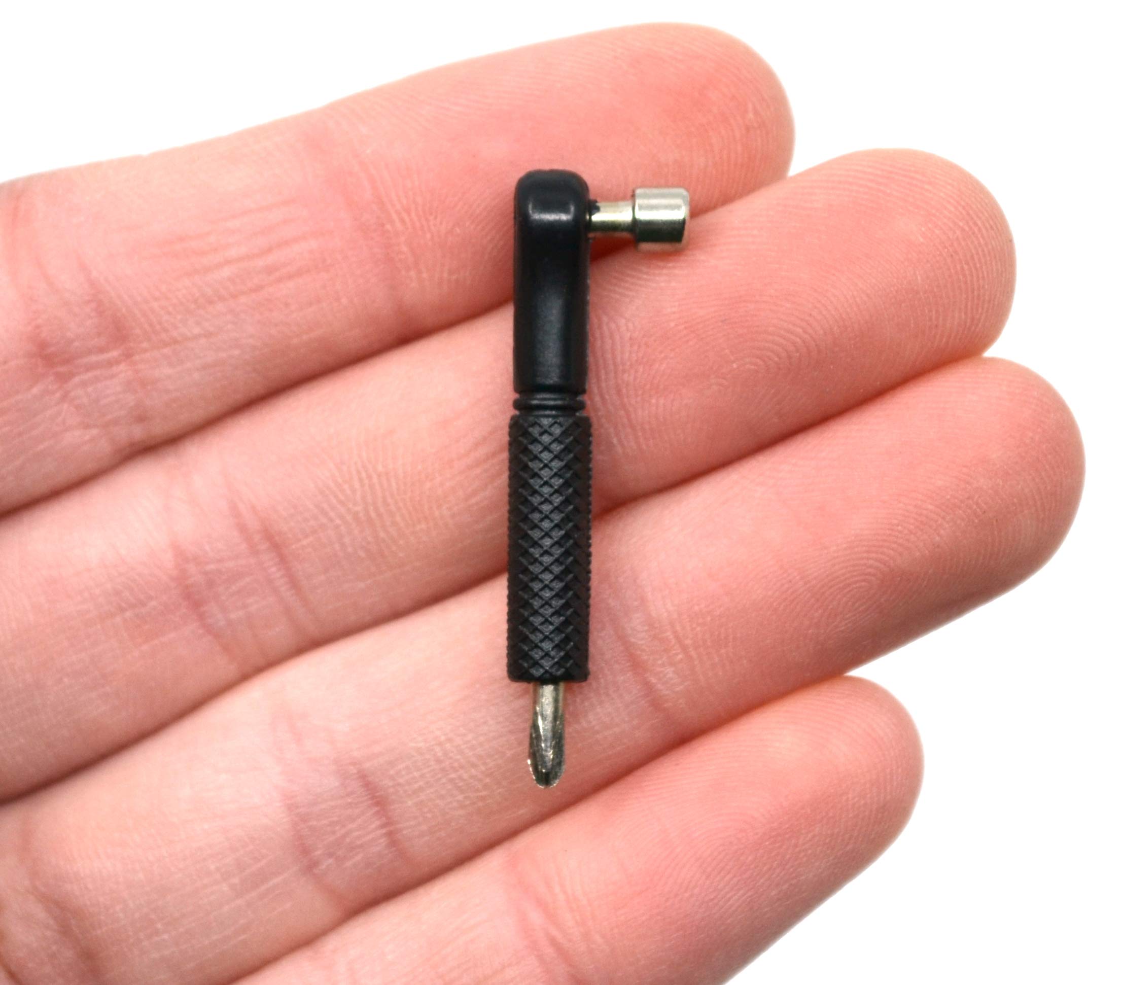 Teak Tuning Professional Fingerboard Tool, Screwdriver and Nut Driver, Black Colorway, Pack of 5