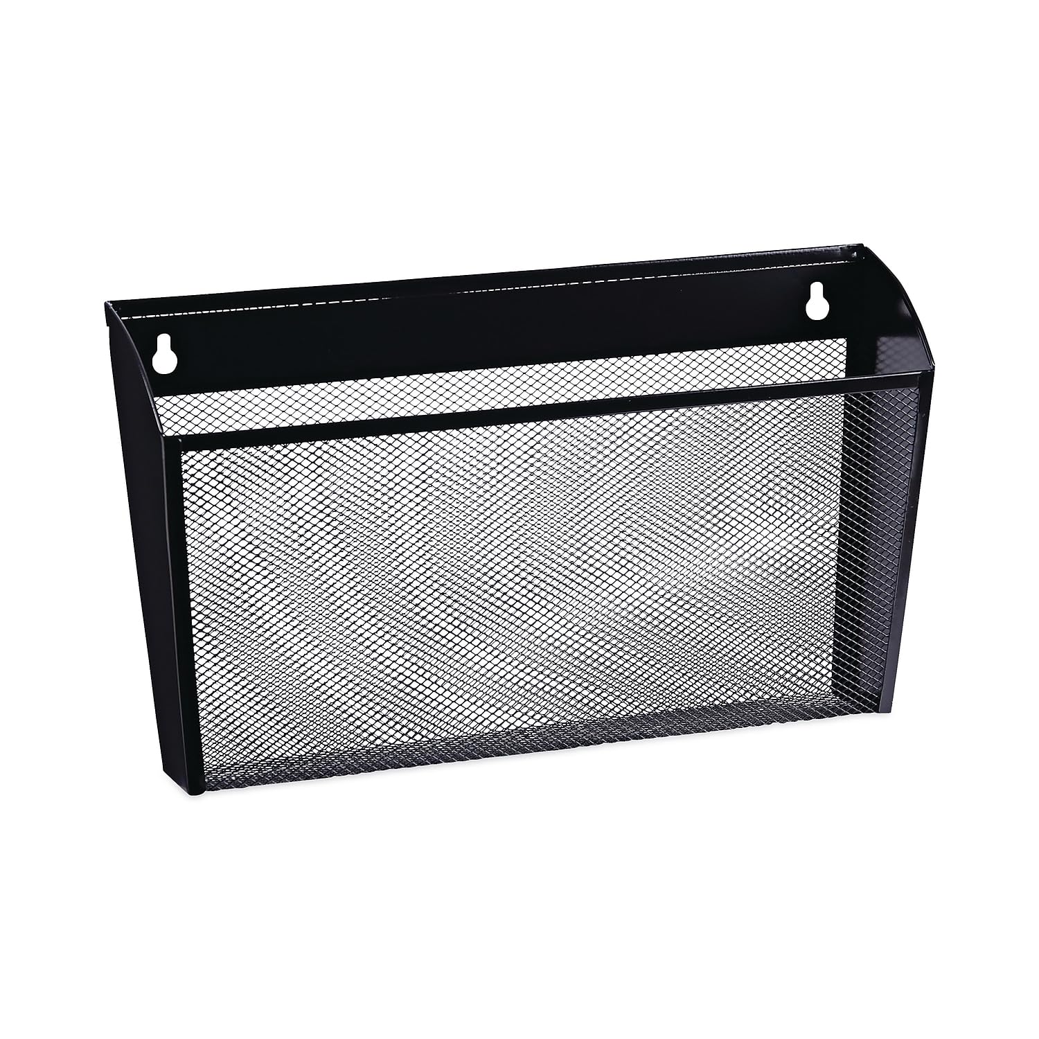 Universal 20011 Mesh Three-Pack Wall Files with Hanger, Letter, Black