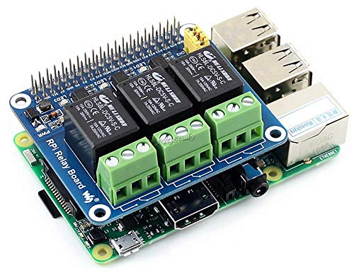 XYGStudy for Raspberry Pi 4B/3B+/3B/2B/B+/A+ Expansion Power Relay Module - RPi Relay Board