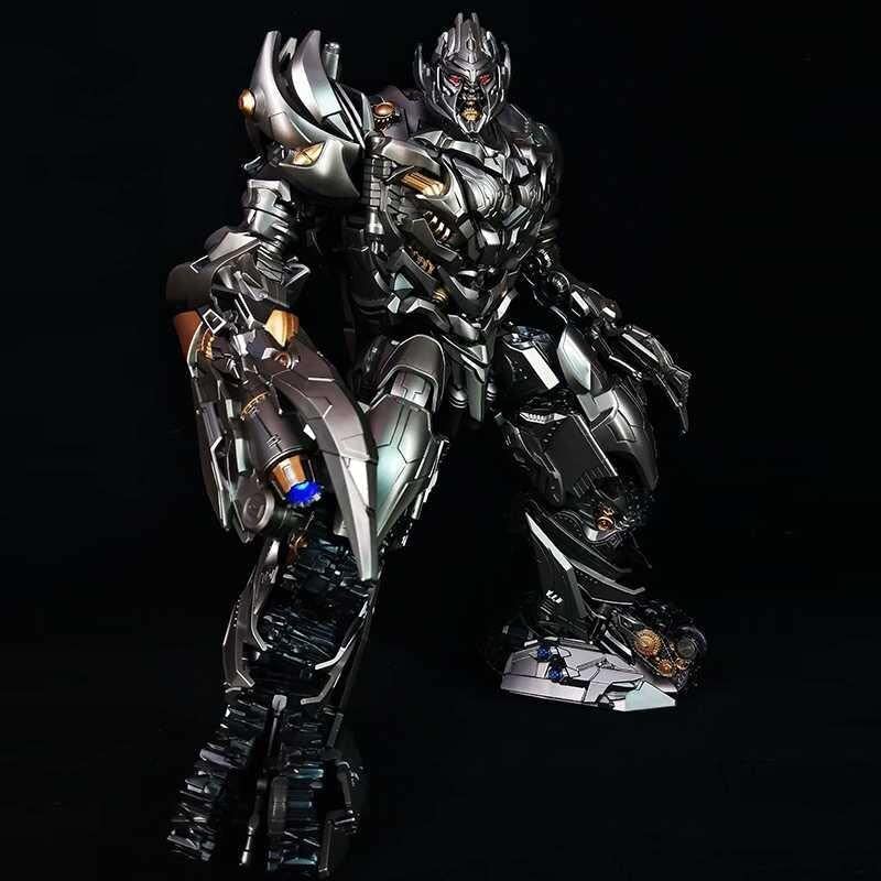 Transformer Toy Deformation Robot Oversize Black Mamba LS-06 Tank Mega Commander KO Action Figure 13 Inch