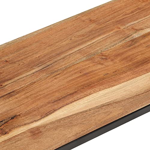 THYUOVAI TV Cabinet,Side Cabinet Entertainment Stand Storage cabine Lowboard Suitable for Living Room,Bedroom,Closet,Hallway,Foyer,Office 70.9"x11.8"x19.7" Solid Acacia Wood