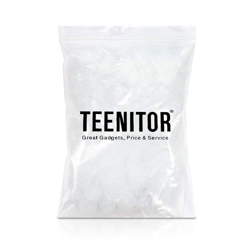 Teenitor 200 Pack Eyelashes Extension Volume Lashes Fan Blossom Cups, Glue Holder and Lash Organizer Supplies Tools