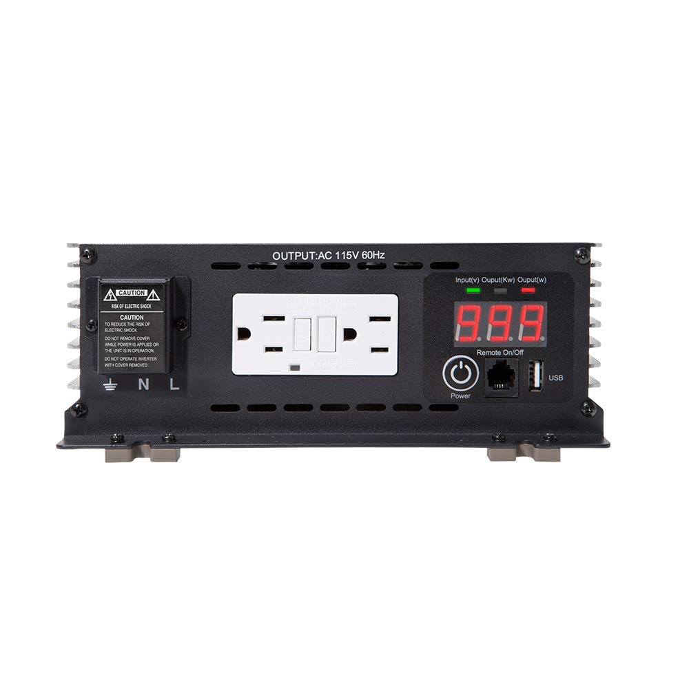 THOR MANUFACTURING - 5000 Watt Pure SINE Wave Inverter 12V with USB
