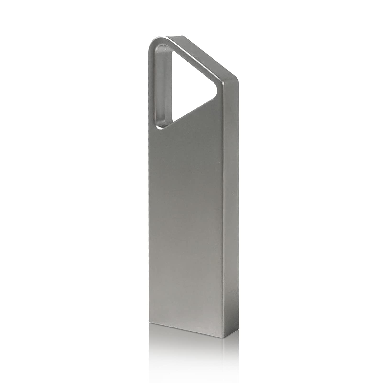 USB Flash Drive 256GB USB 2.0 Thumb Drive Jump Drive Metal Memory Stick Flash Memory Stick 256GB with Rotated Design, Ultra High Speed Thumb Drive 【Silver】
