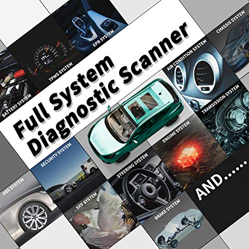 THINKCAR Thinktool Full Founction Bi-Directional Diagnostic Scan Tool, Newest 34 Reset Services OE-Level All Systems OBD1 OBD2 Scanner, Key Programming, ECU Coding for All Cars