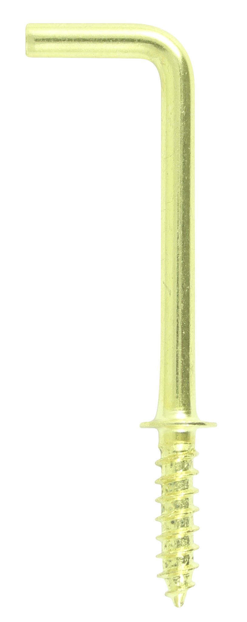 TIMCO 25SQBP Square Cup Hooks 25mm - Brass (Pack of 16)