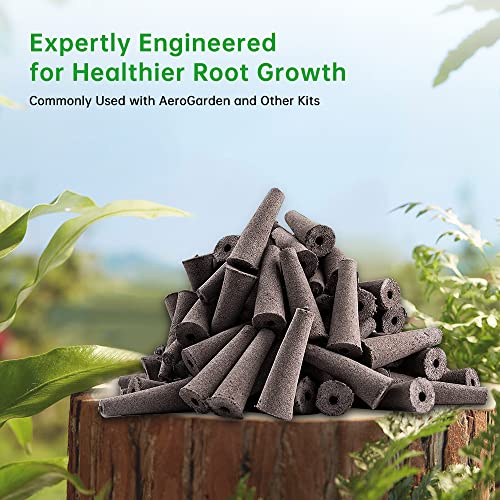 YETTSE Hydroponics Sponge Grow Sponges,Eco-Friendly Plant Growing Plugs Sponges,Seed Starter Sponge Pods,Organic, Sustainable100% Coco Coir Seed Sponges,50 Pack