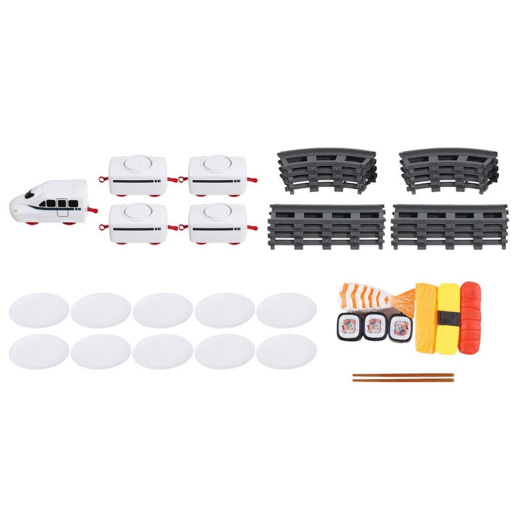 TOYANDONA 1 Set Toys Train Kids Toy Kids Plaything Plastic Sushi Small Tools to Rotate