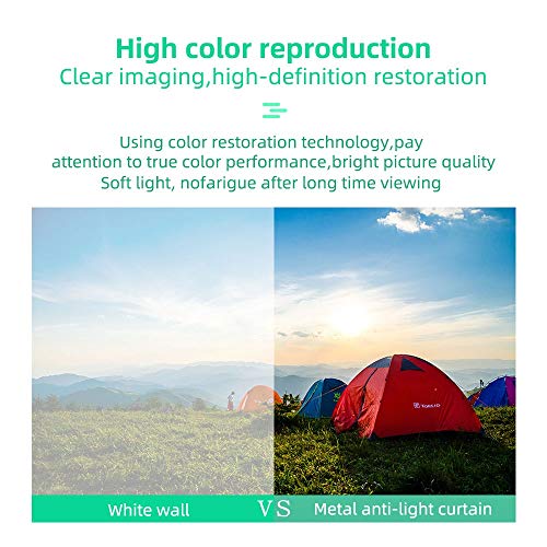 XDDCDH Projector Screen 16:9 Metal Anti Light Curtain Reflective Fabric Cloth for DLP Projector (Size : 84 inch)