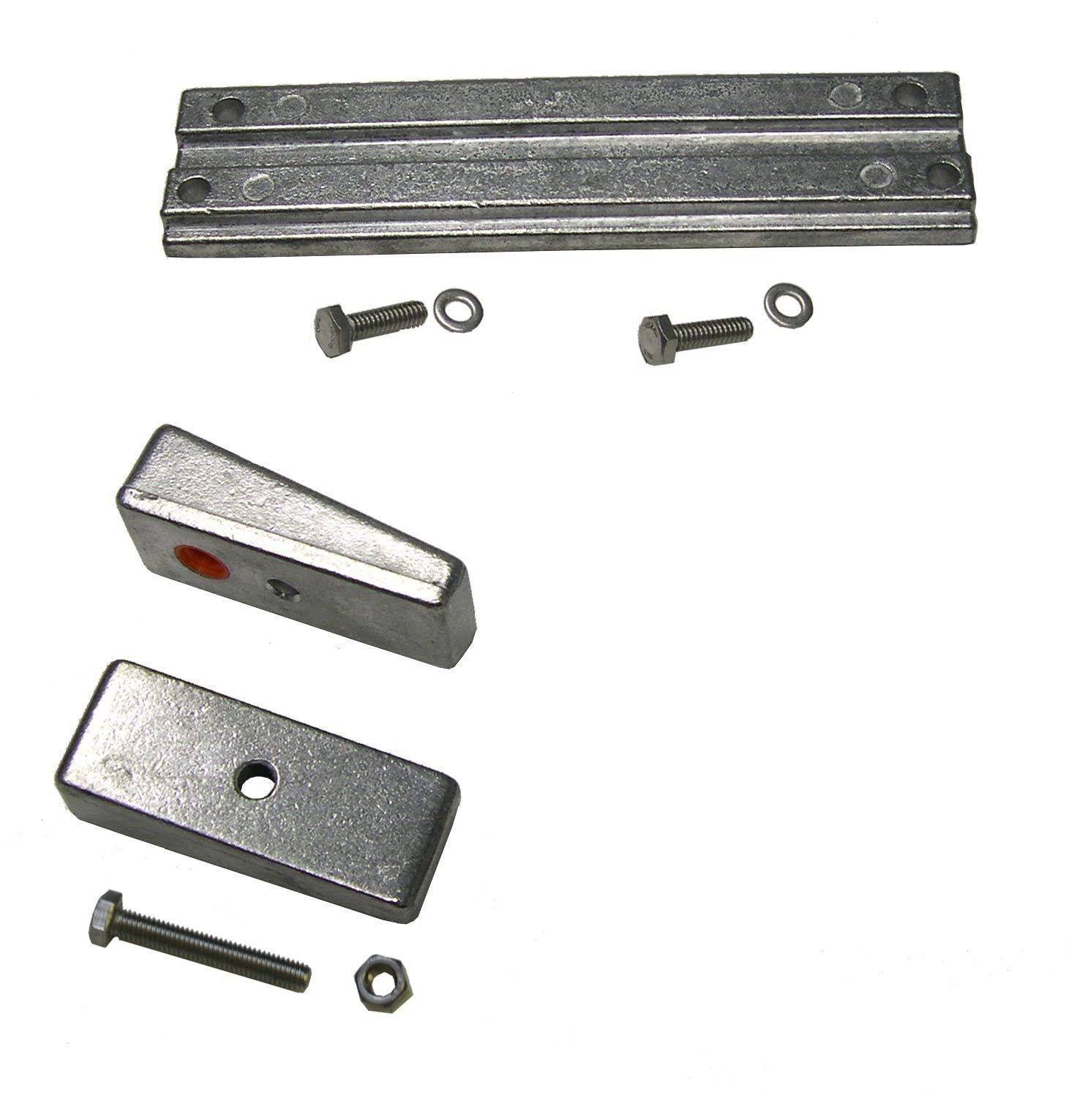 US Marine Products LLC Aluminum Anode Kit for Mercury 40-60 HP and 75-115 HP Outboard Motors Includes Hardware Replaces Mercury 97-8M107547, Quicksilver 8M0107546A