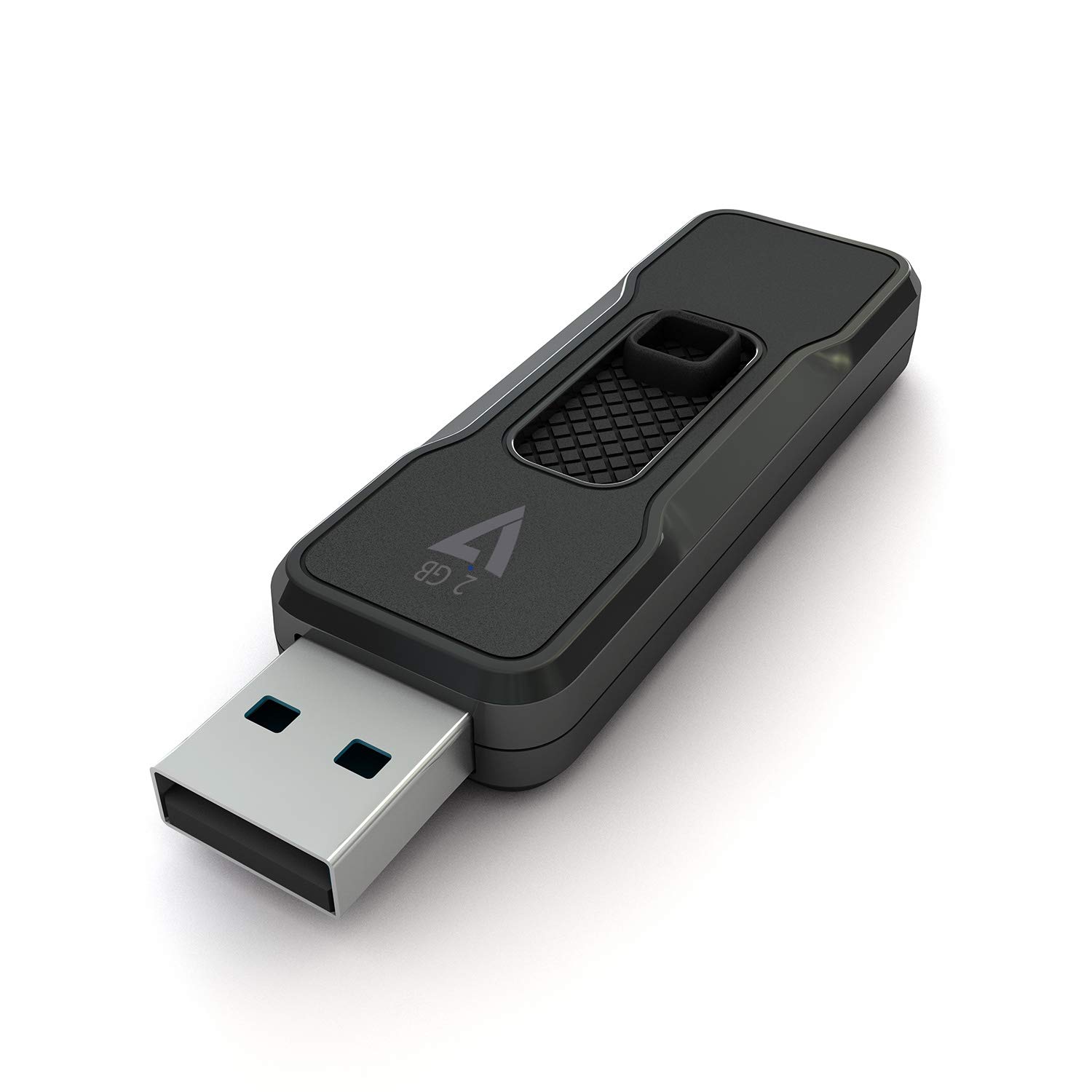 V7 2GB USB 2.0 Flash Drive - 2 GB - USB 2.0 - Black