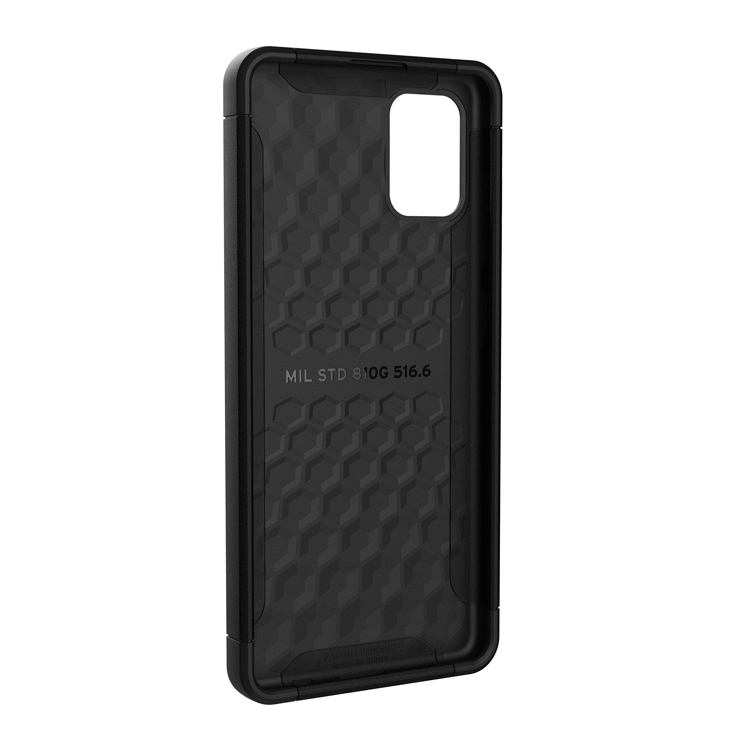 URBAN ARMOR GEAR UAG Designed for Samsung Galaxy A51 5G (SM-A516) Case Scout [Black] Rugged Feather-Light Military Grade Drop Tested Protective Cover