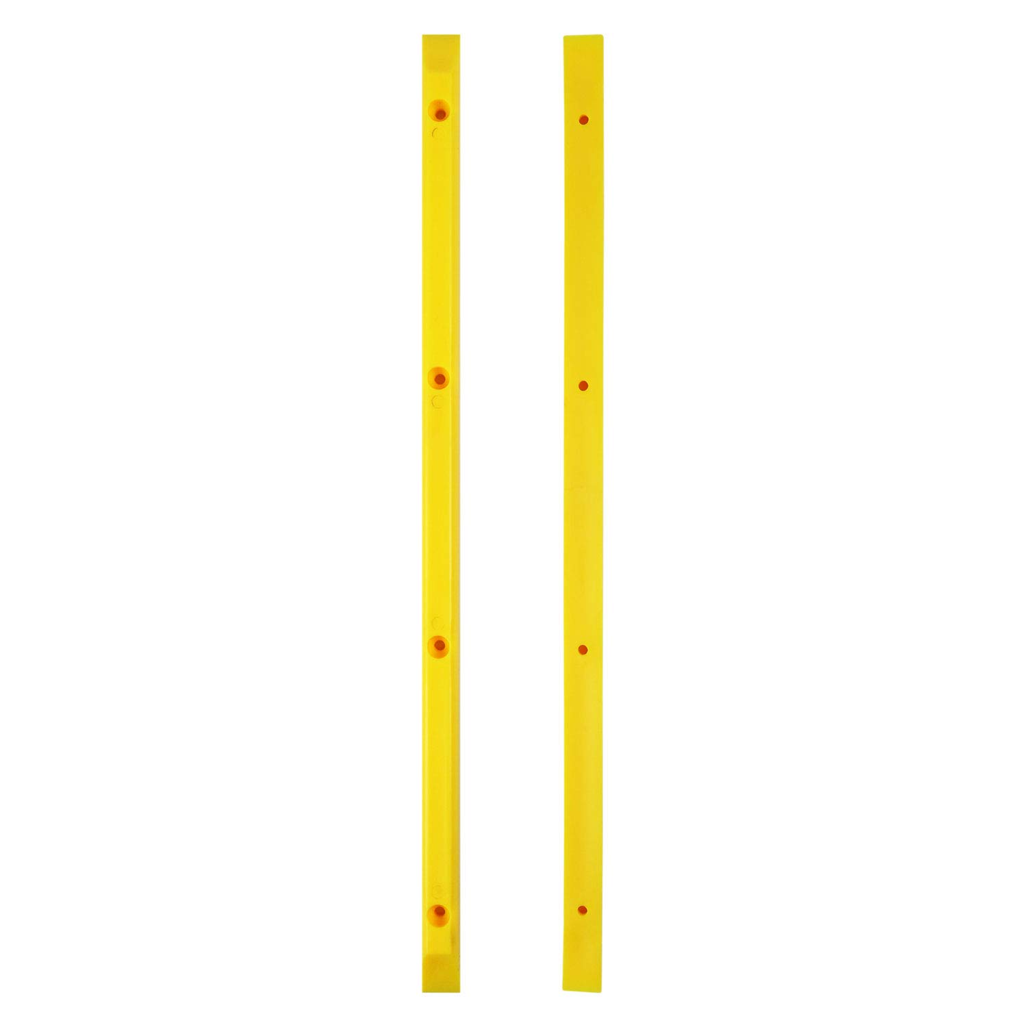 Yellow Skateboard Rails Old School Plastic with Mounting Screws by Black Diamond