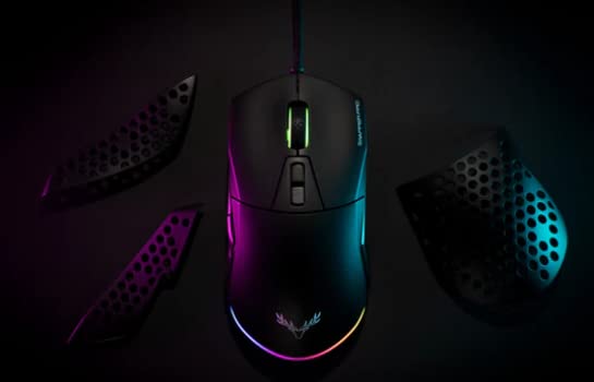 Venatos Swapper Pro - Fully Customizable Gaming Mouse | PixArt PMW3389 | Paracord Cable | 16000 DPI