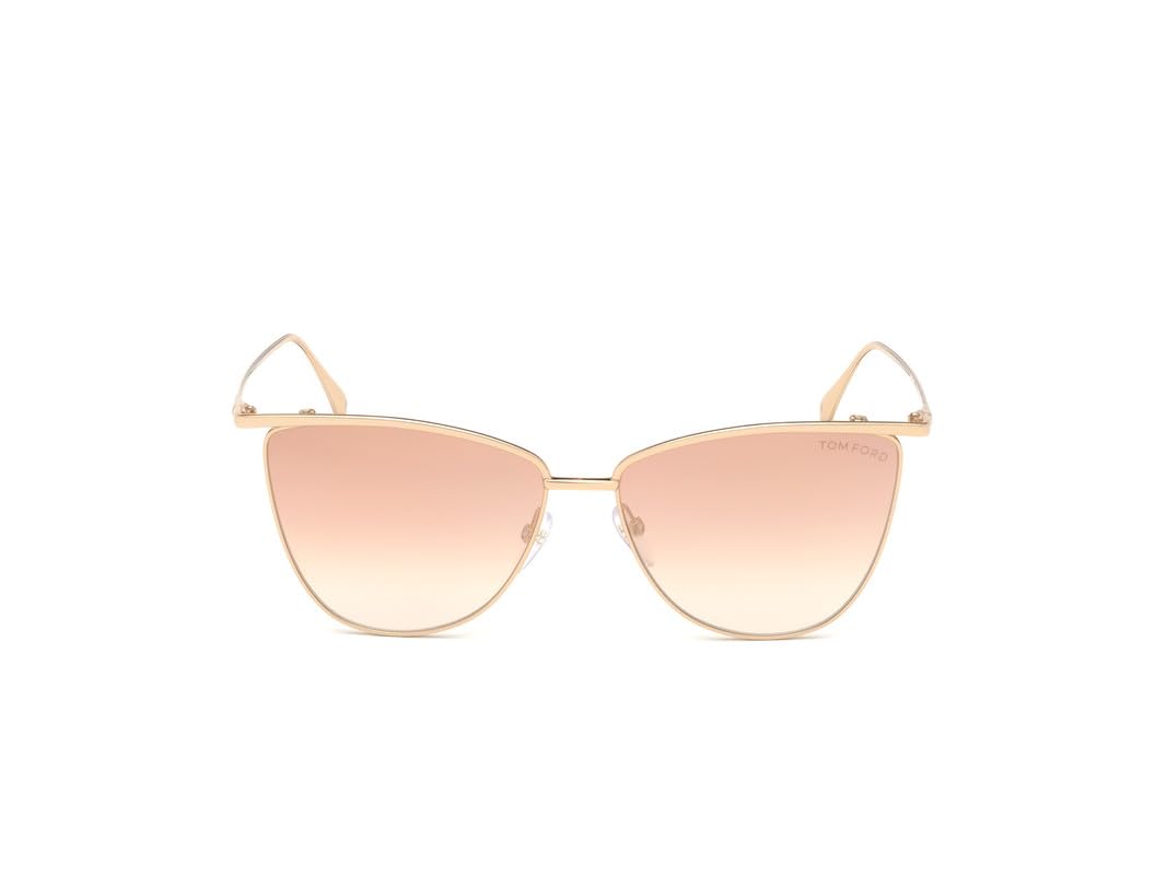 Tom Ford Cat Eye Sunglasses TF684 Veronica 33T Copper-Gold 58mm FT0684