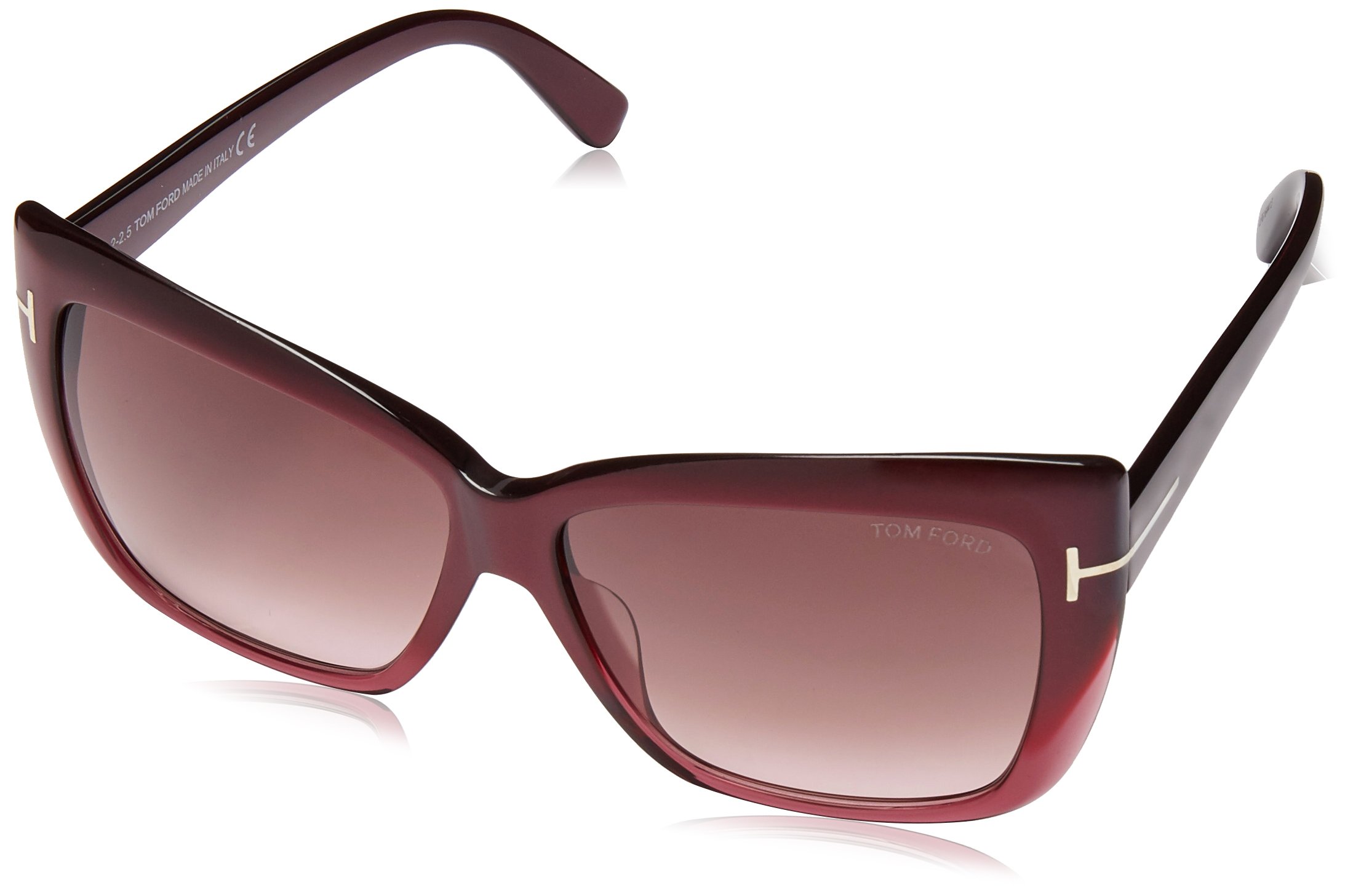 Tom Ford Womens Irina Oversized Gradiant Square Sunglasses Purple O/S