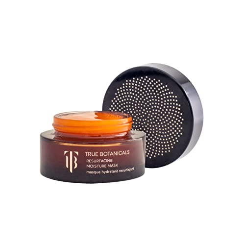 True Botanicals - Organic Resurfacing Moisture Mask | Non-Toxic, Cruelty-Free | Moisturizes As It Exfoliates + Stimulates Collagen Production To Fight Wrinkles | MADE Safe (1 fl oz | 30 ml)