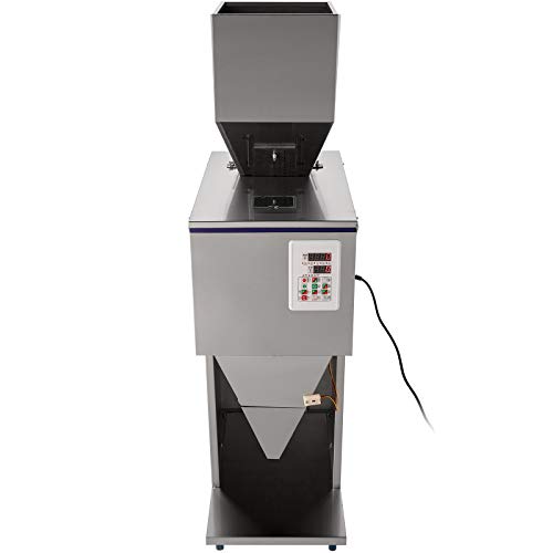 VEVOR 2000g Filler 10-15 bag/min, Full Automatic Particle 18 cm Film Width, Powder Weighing Filling Machine for Industries, Silver