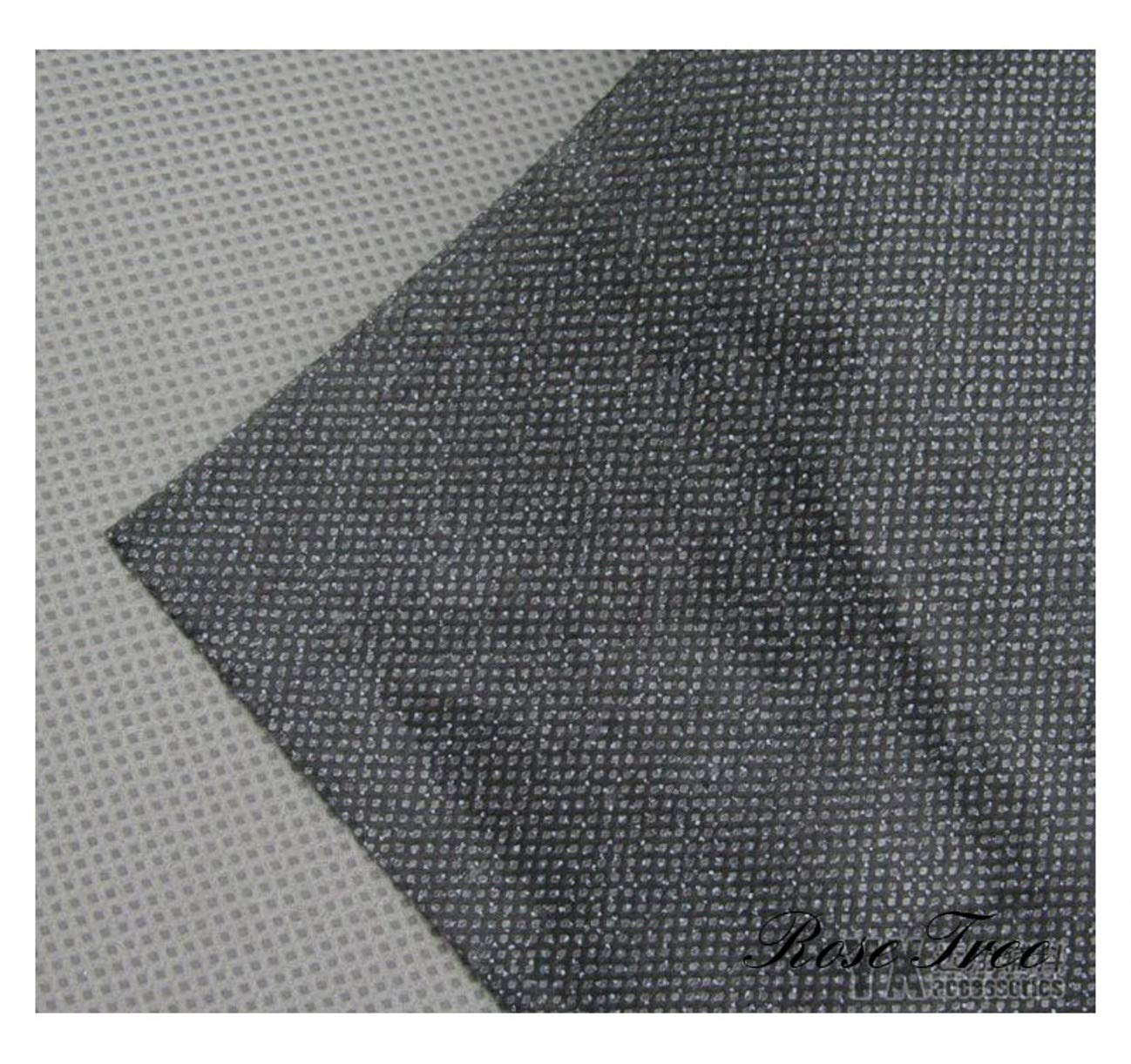 WellieSTR ( Black 5.5 Yards Iron on Interfacing Non-Woven Light Weight 40" Wide Single-Sided Fusible Shipped for DIY Ideas