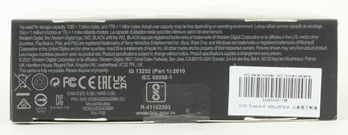 Western Digital 4TB P50 Game Drive SSD - Portable External Solid State Drive SSD, Compatible with Playstation, Xbox, PC, & Mac, Up to 2,000 MB/s - WDBA3S0040BBK-WESN