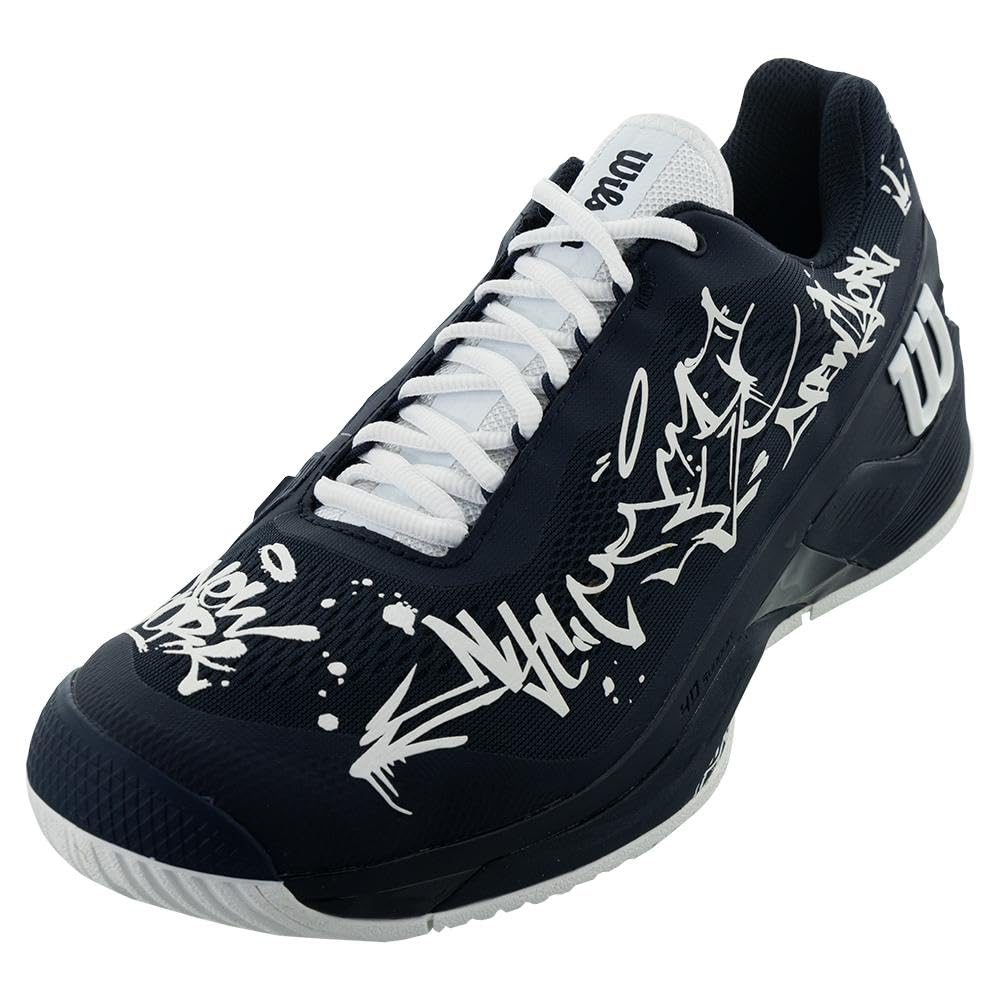 WILSON Rush Pro 4.0 Hope NYC Edition Tennis Shoe Navy/White 11.5 D (M)
