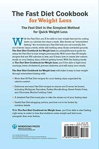 The Fast Diet Cookbook for Weight Loss: 100, 200, 300, 400, and 500 Calorie Recipes & Meal Plans