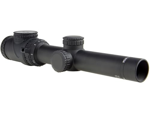 Trijicon 266978 AccuPoint 1-6x24 Riflescope with BAC Green Triangle Post Reticle, 30 mm Tube,black