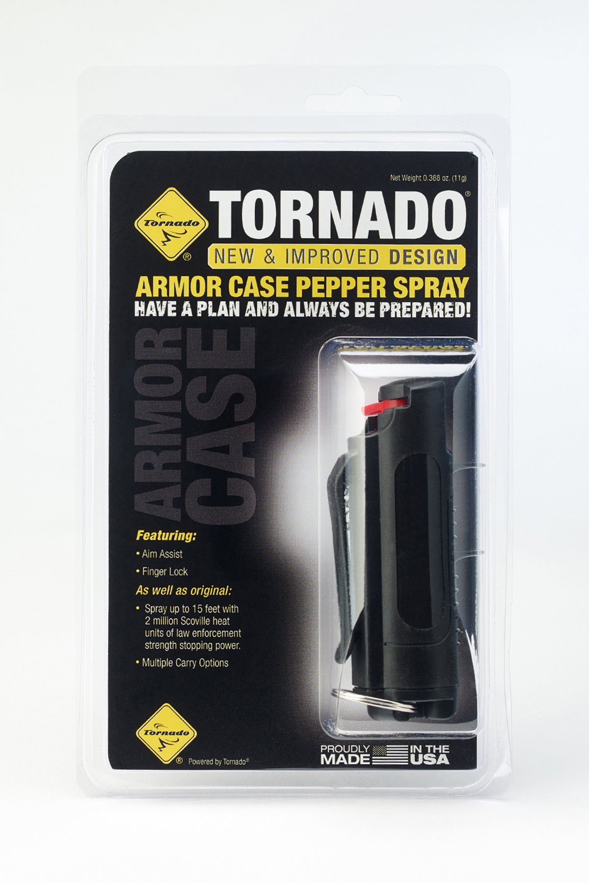 Tornado Pepper Spray Armor Case (Black)