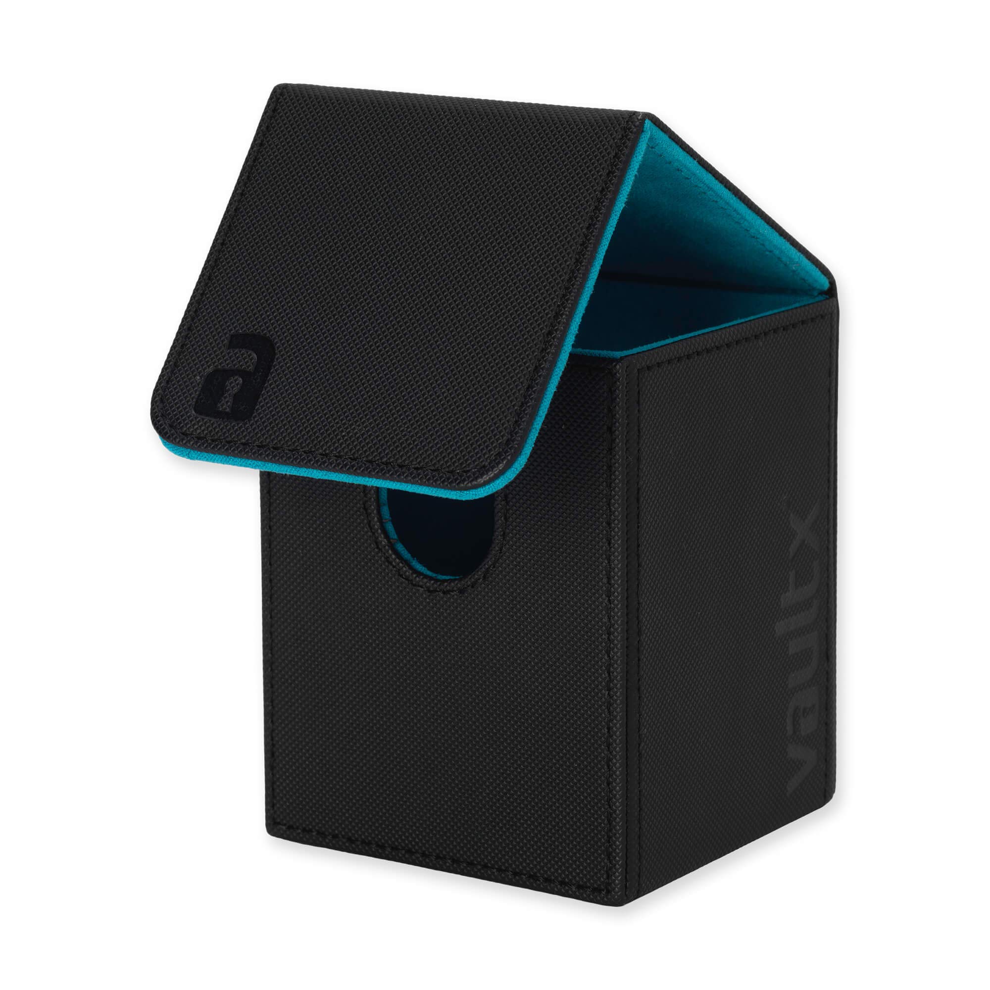 Vault X Premium Exo-Tec Trading Card Deck Box - Large Size for 80+ Sleeved Cards - PVC Free Card Holder for TCG (Electric Blue)