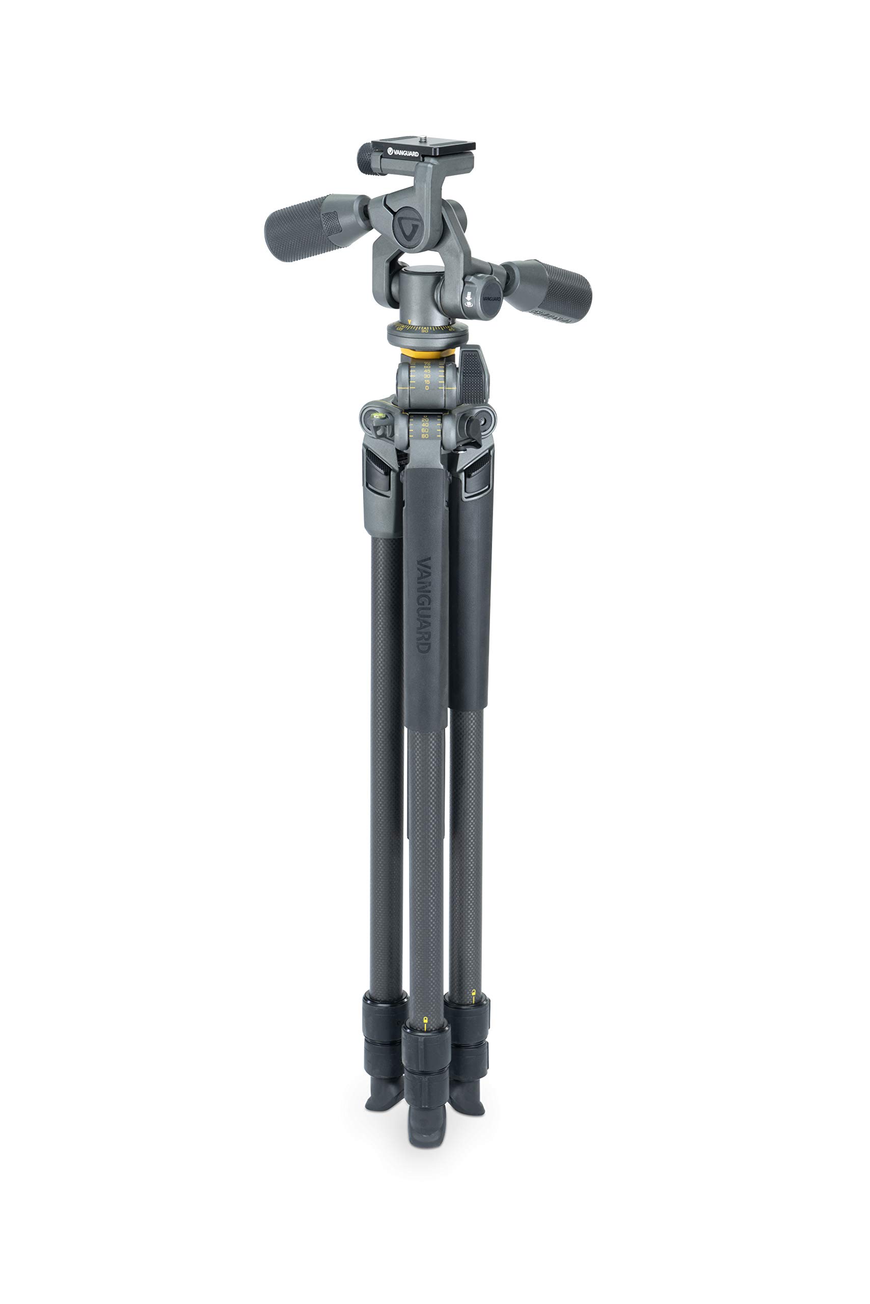 Vanguard Alta Pro 2+ 263CP Carbon Fiber Tripod with Alta PH-32 Pan Head and Multi-Angle Center Column for Sony, Nikon, Canon DSLR Cameras
